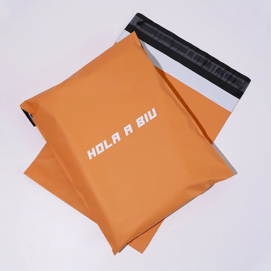 Custom Printed Orange Poly Mailing Bags – Postal Box Paradise